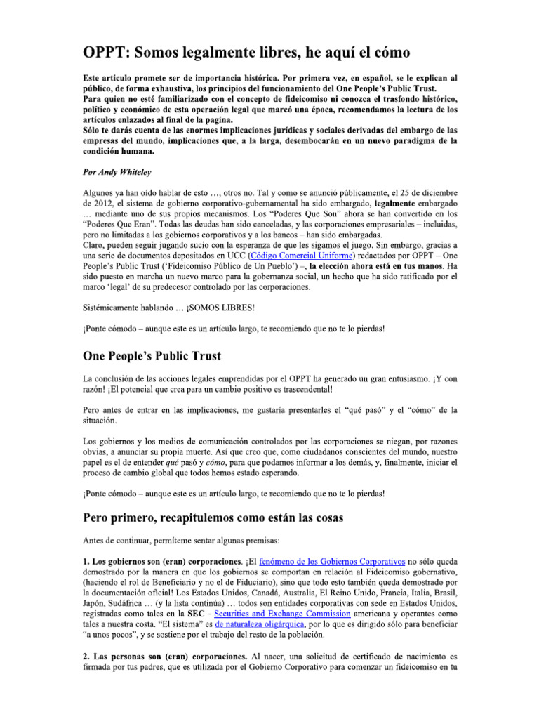 OPPT | PDF