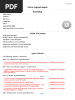 VDO Tachograph Fault Codes Guide | PDF | Computers