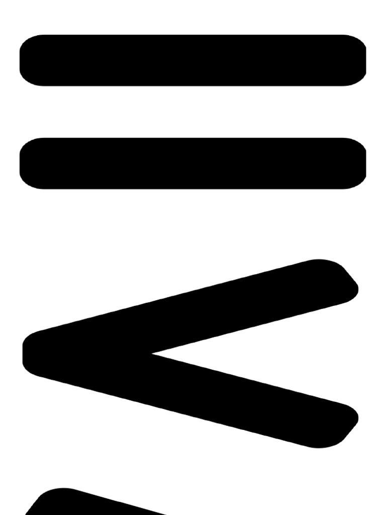 Less Than Greater Than Symbol | PDF