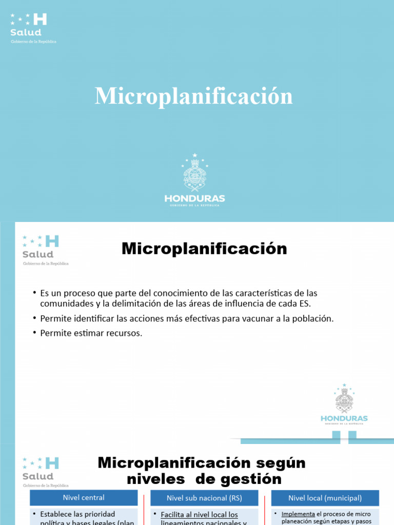 Microplanificación para Vacunación Efectiva | PDF | Planificación ...