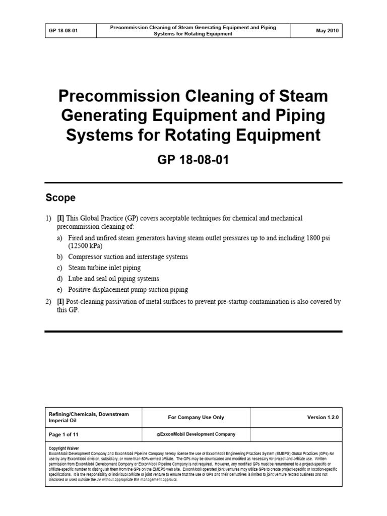 GP 18-08-01 | PDF | Corrosion | Sodium Hydroxide