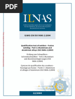 Welder Qualification per EN ISO 9606-1 | PDF | Welding | Construction