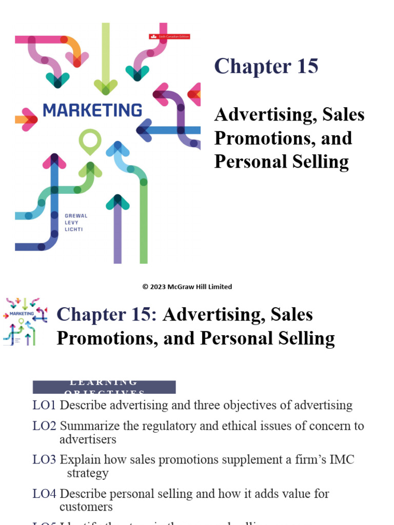 Grewal6ce PPT Ch15 | PDF | Sales | Advertising