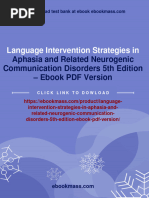 The Communicative Effectiveness Index Ceti | PDF | Aphasia | Cognition