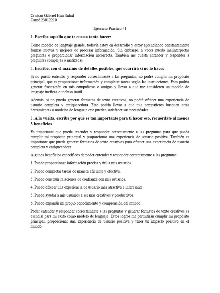 Ejercicio PR Ctico Tarea 2 | PDF