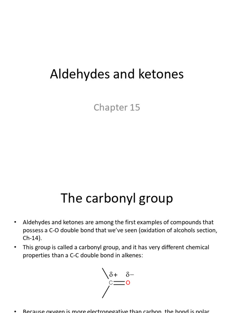 Chapter Four | PDF | Aldehyde | Functional Group