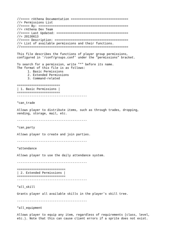 Permissions | PDF | Computing | Software