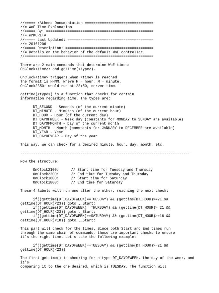 Woe Time Explanation | PDF | Computing | Computer Programming