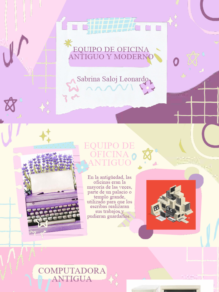 Equipo de Oficina Antiguo y Moderno | PDF | Máquina de escribir | Fax