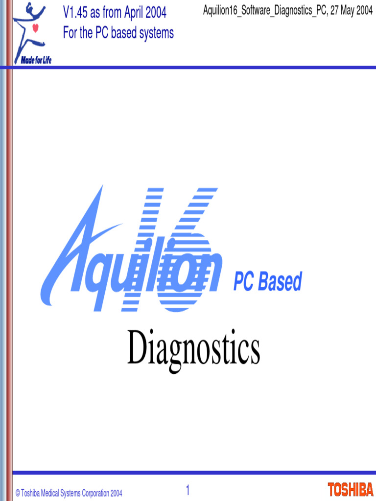Aquilion16 Software Diagnostics PC | PDF | Hard Disk Drive | Booting