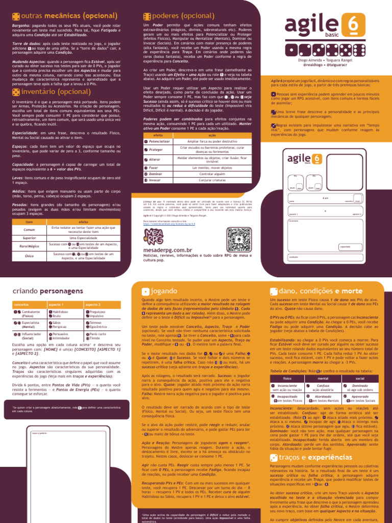 Agile Basic 6 - Português - v1.0 | PDF | Jogos de RPG