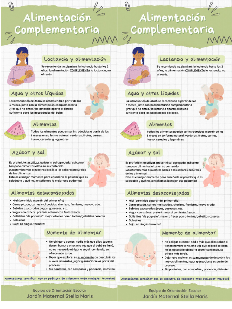 Alimentacion Complementaria Definitivo | PDF