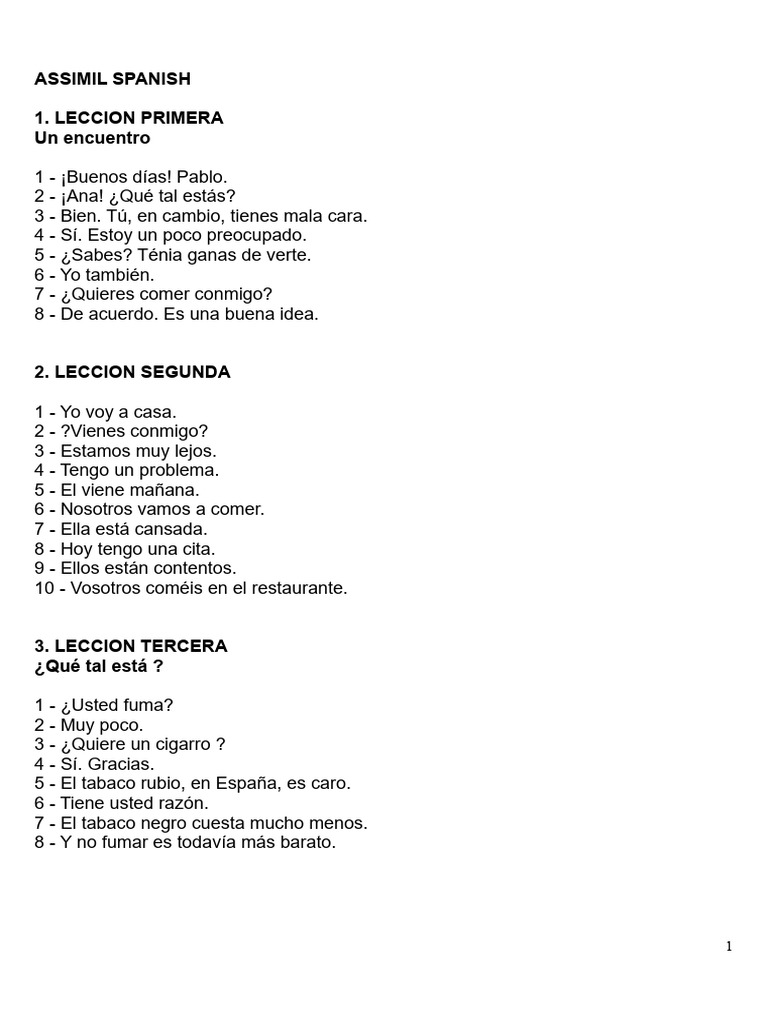 Assimil Spanish | PDF | Color | España