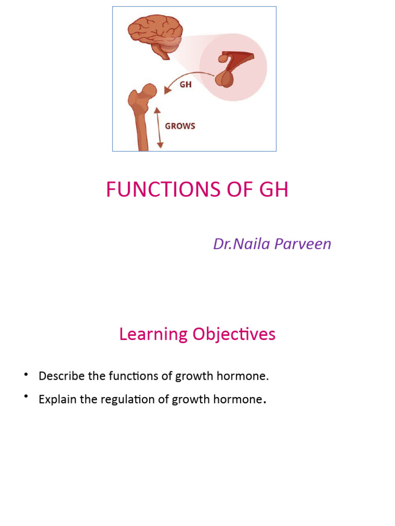 Functions of GH | PDF | Growth Hormone | Cell Growth