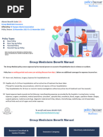 MediBuddy Insurance Policy Overview | PDF | Hospital | Insurance