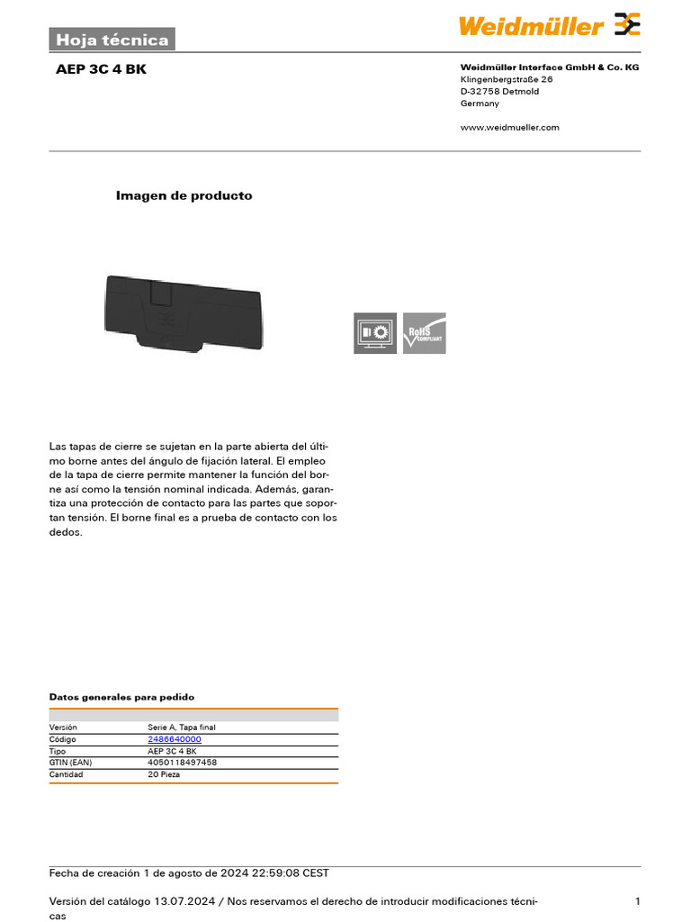 AEP 3C 4 BK Es | PDF