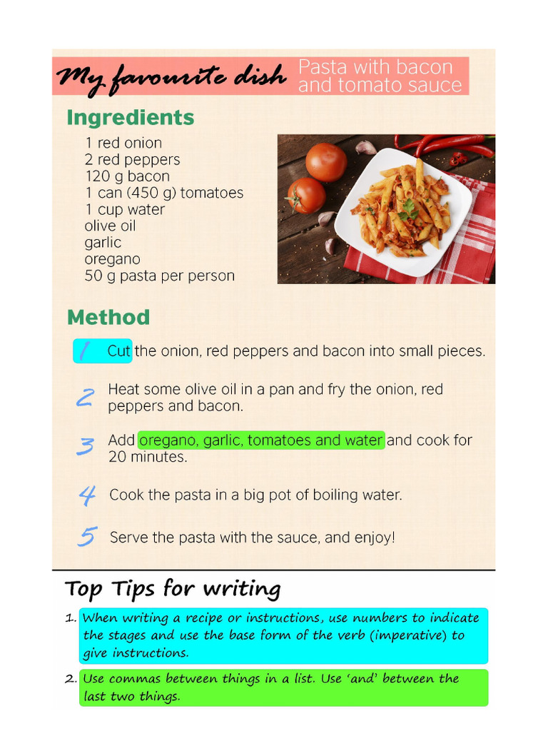 Recipe | PDF