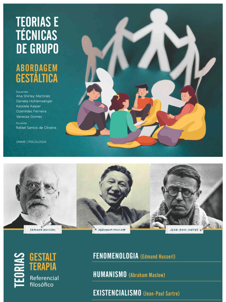 Grupos GESTALT TERAPIA | PDF | Terapia Gestalt | Ciências comportamentais