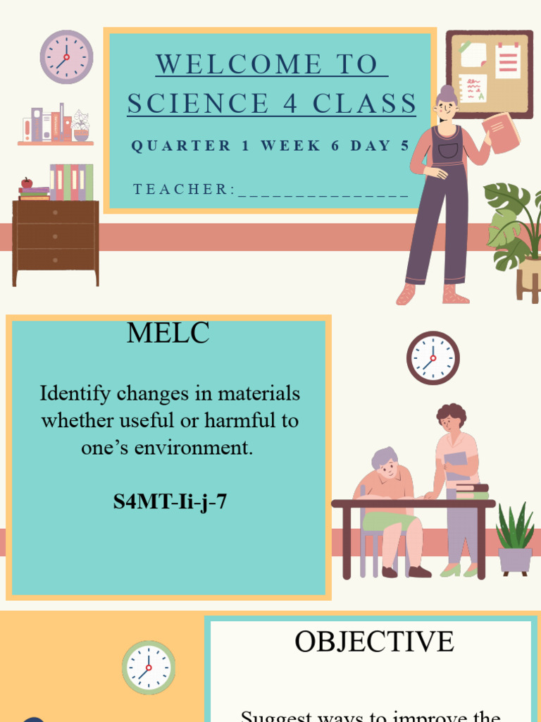 Science 4 Q1 Week 6 Day 5 | PDF | Waste | Recycling