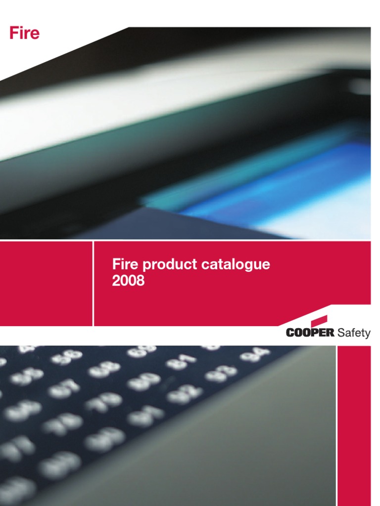 Cooper Fire Alarm System Catalogue 2008 | PDF | Mains Electricity | Relay
