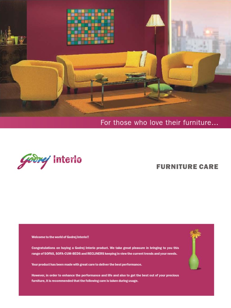 Sofa Care Booklet Pdf Upholstery Textiles