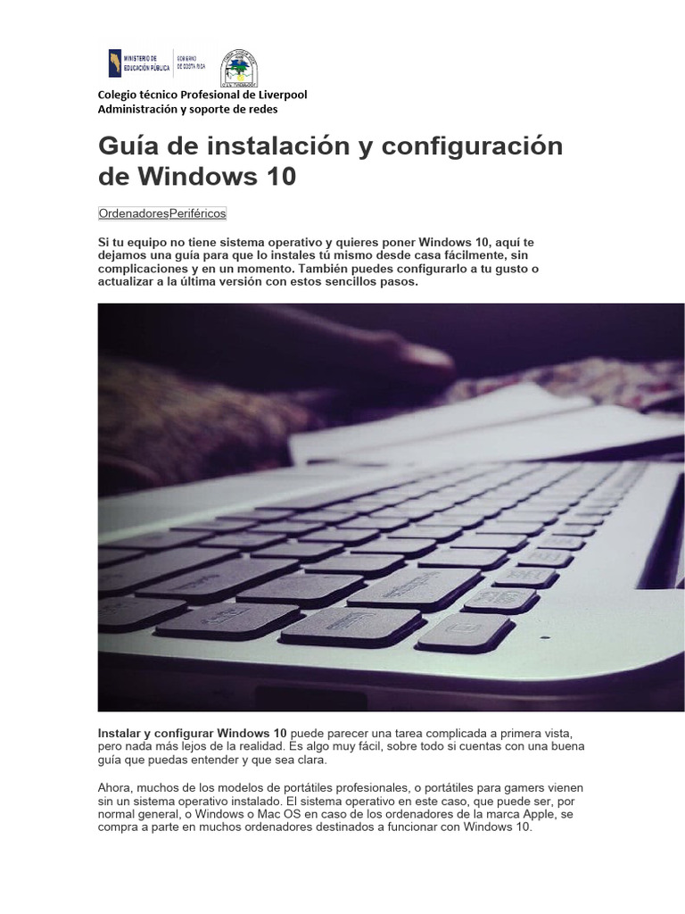 Escritorio de Windows | PDF | Windows 10 | Microsoft Windows