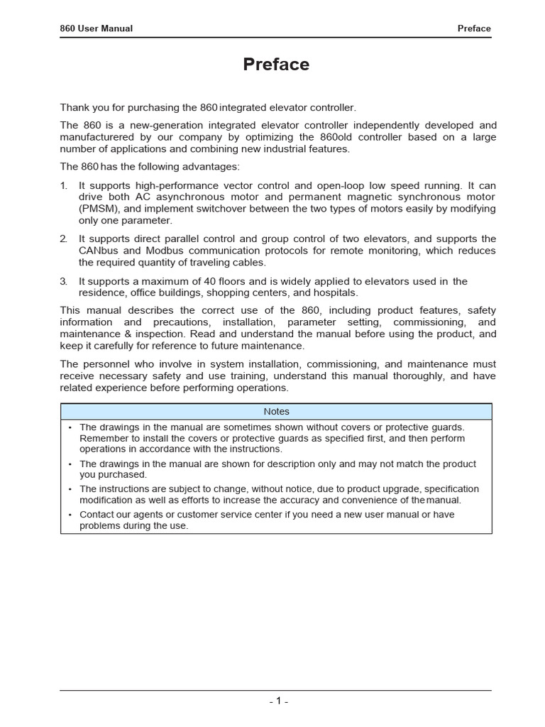 FST-860 Manual | PDF | Elevator | Electrical Wiring