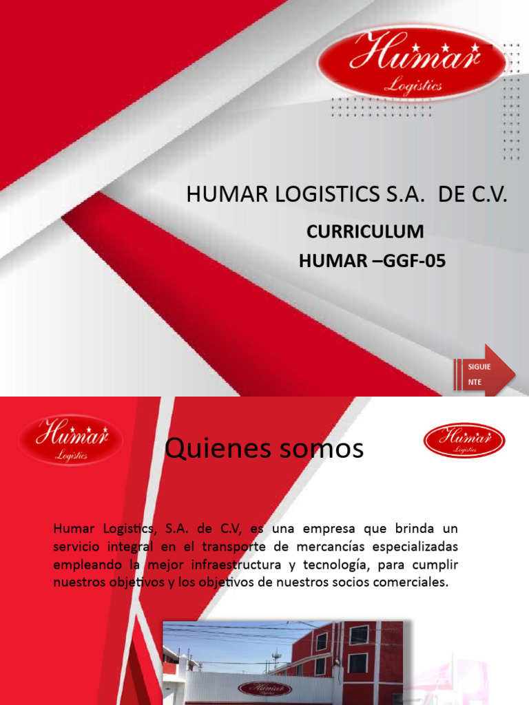 Humar Logistics S.A de C.V. | PDF | Economias