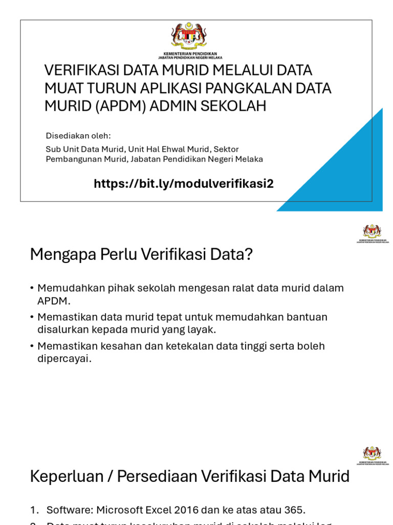 MODUL VERIFIKASI DATA Backup | PDF