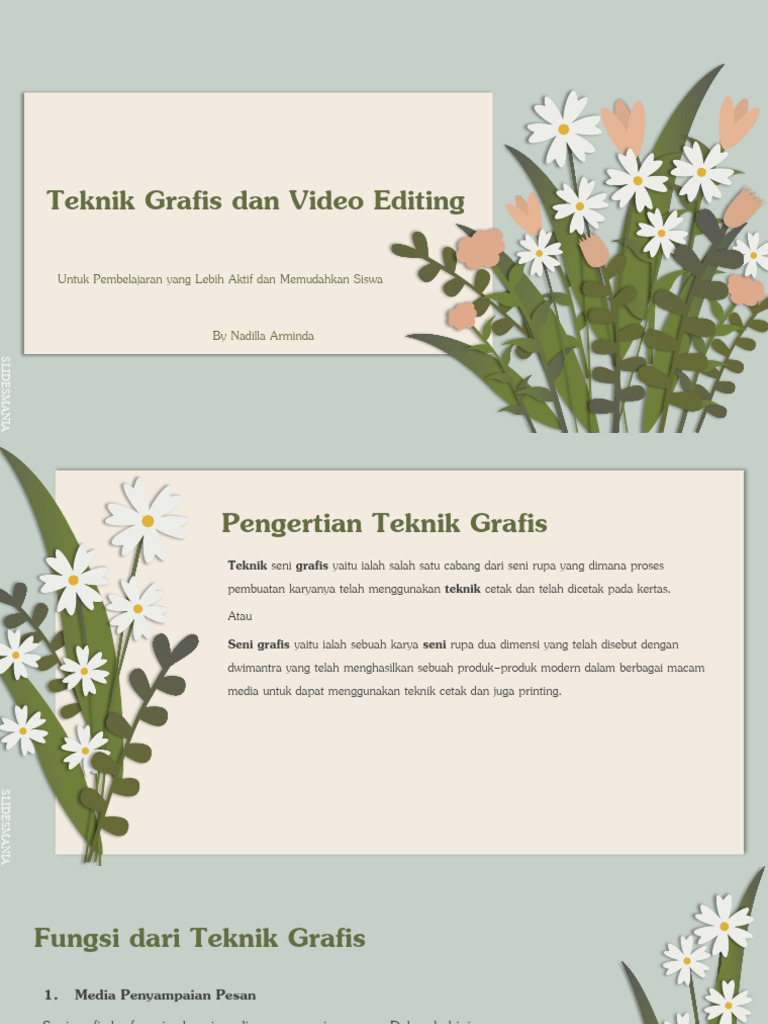 Teknik Grafis Dan Video Editing-1 | PDF