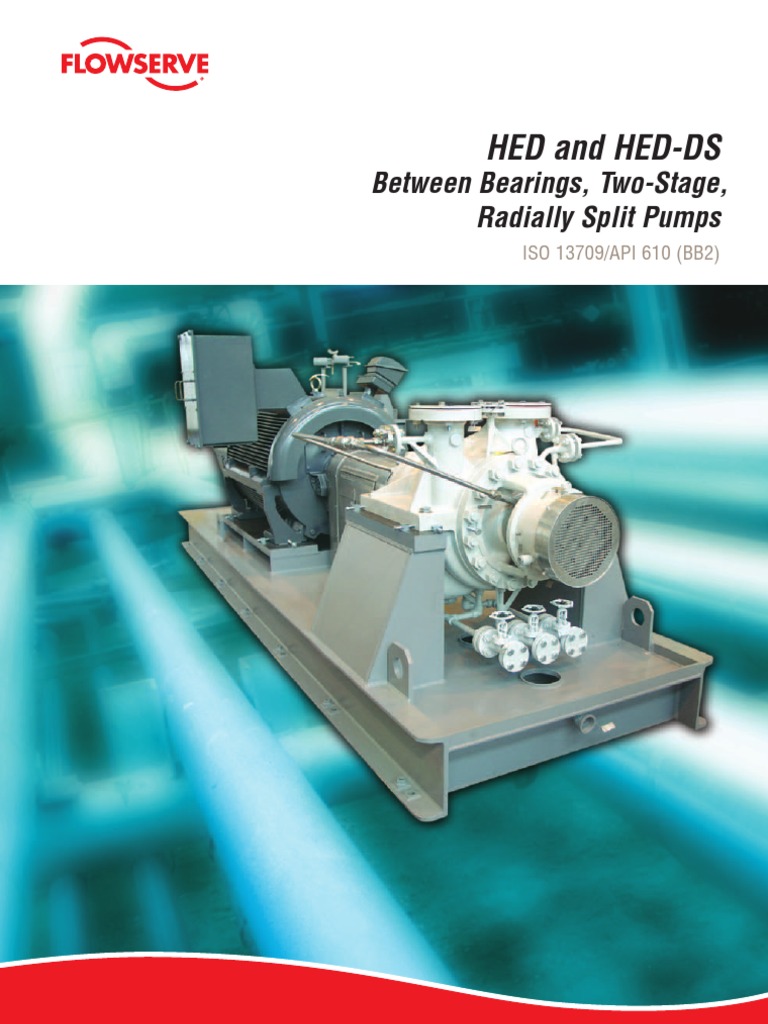 Hed and Hed-Ds: Between Bearings, Two-Stage, Radially Split Pumps | PDF ...
