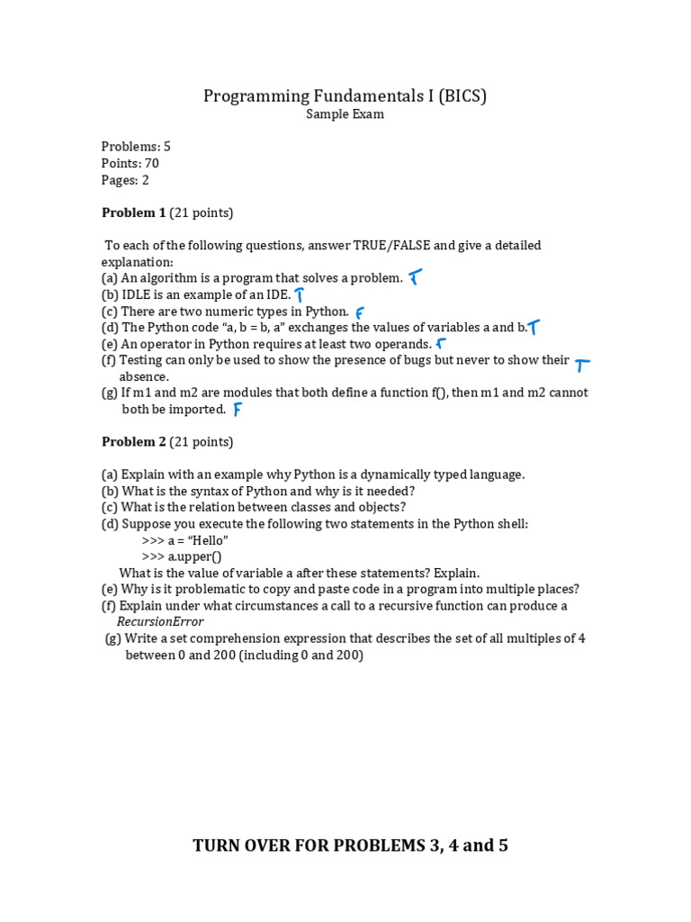 PF1-2018 Final | PDF | Python (Programming Language) | Computer Program