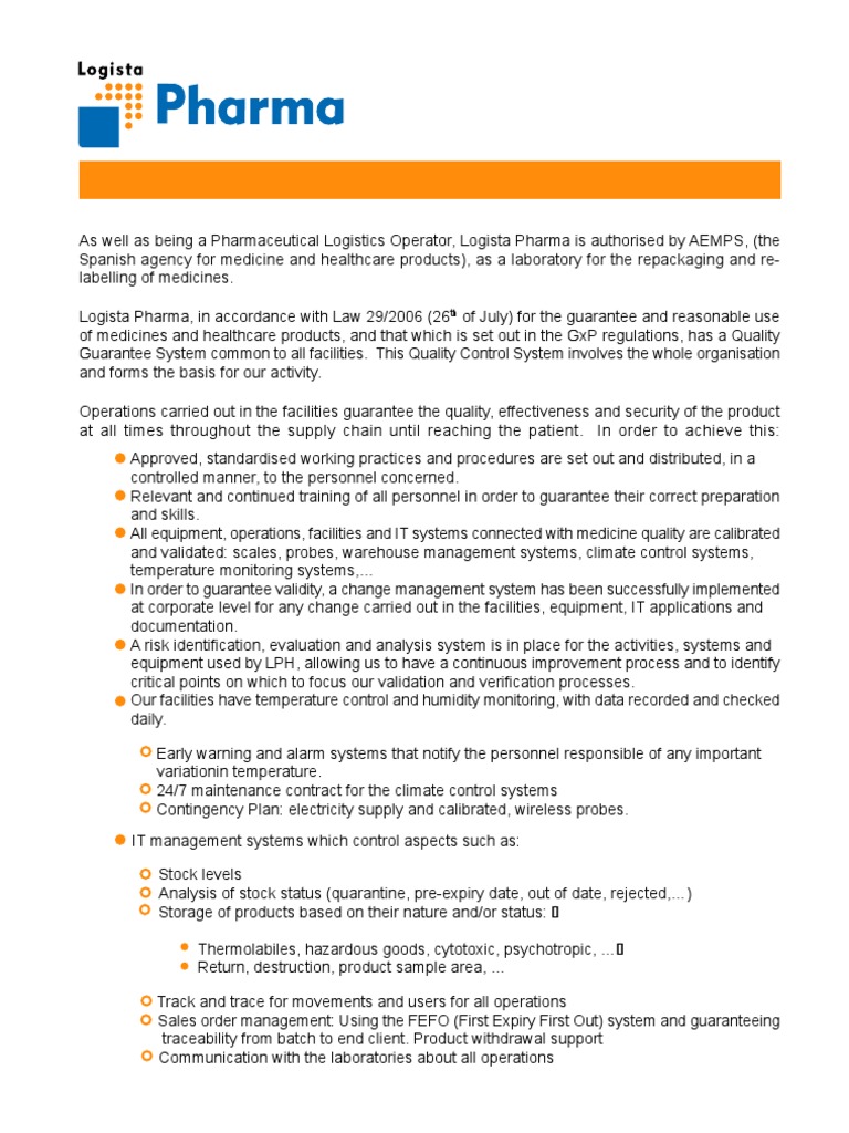 GMP GDP | PDF | Supply Chain | Pharmaceutical Drug