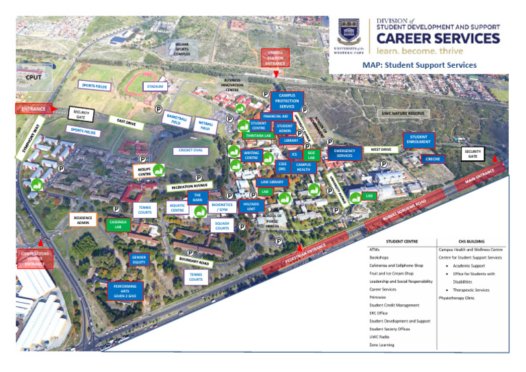 Campus Facilities and Services Map | PDF