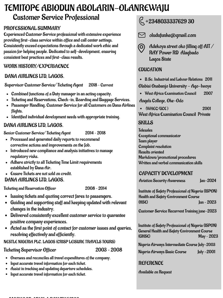 Temi CV | PDF | Occupational Safety And Health