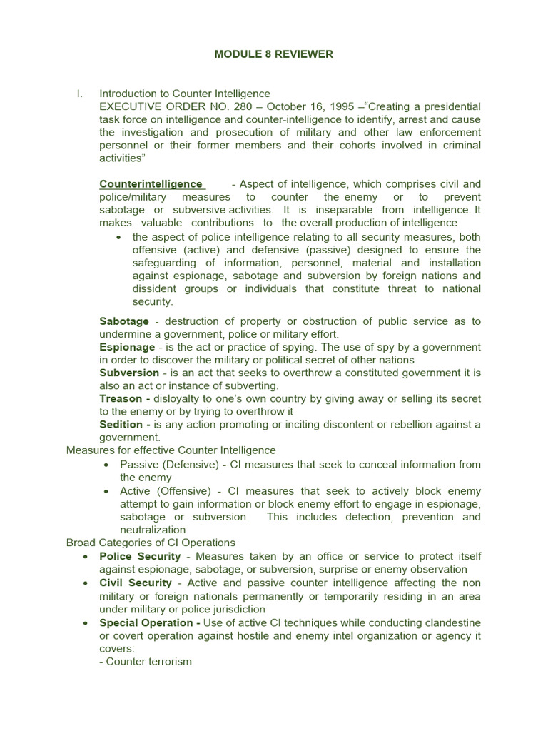 Module 8 Reviewer | PDF | Security | Computer Security