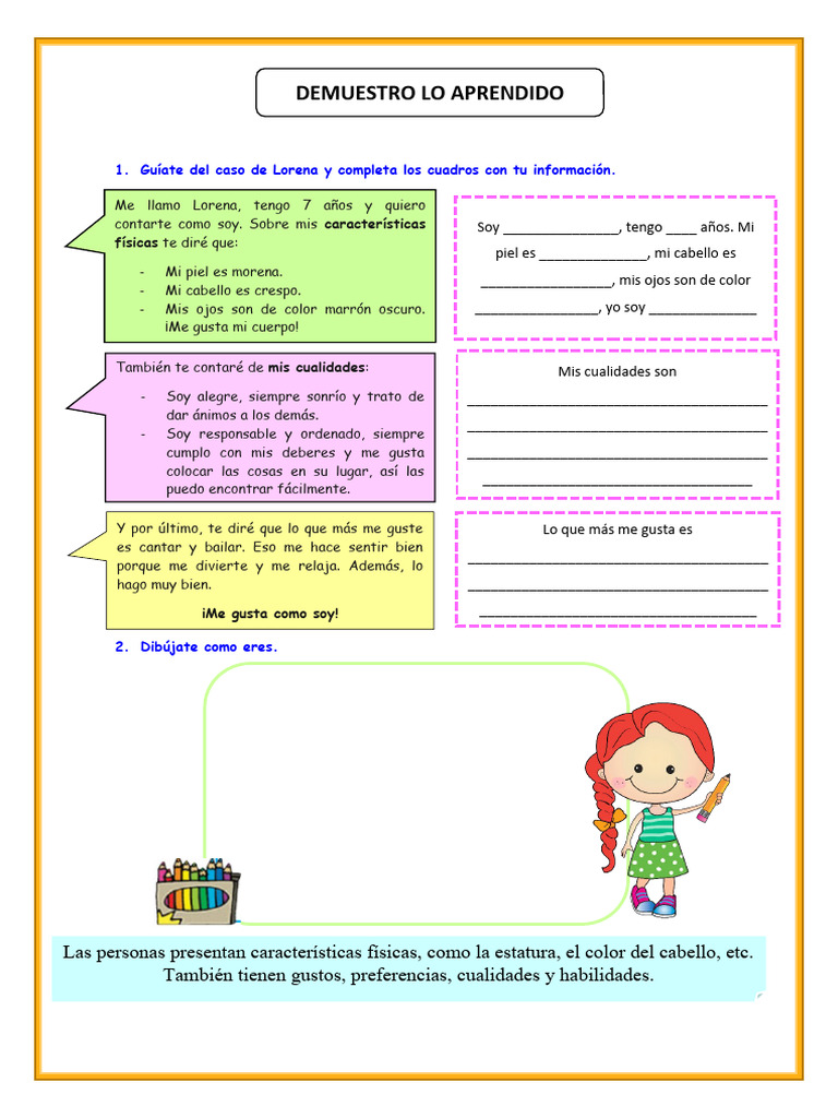 Ficha Asi Soy Yo | PDF