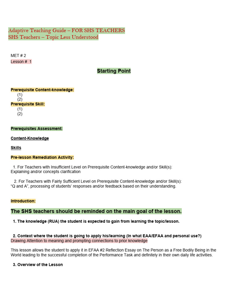 ATG Template | PDF | Teachers | Knowledge