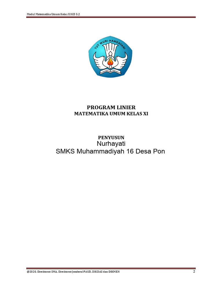 Program Linear | PDF | Komputer