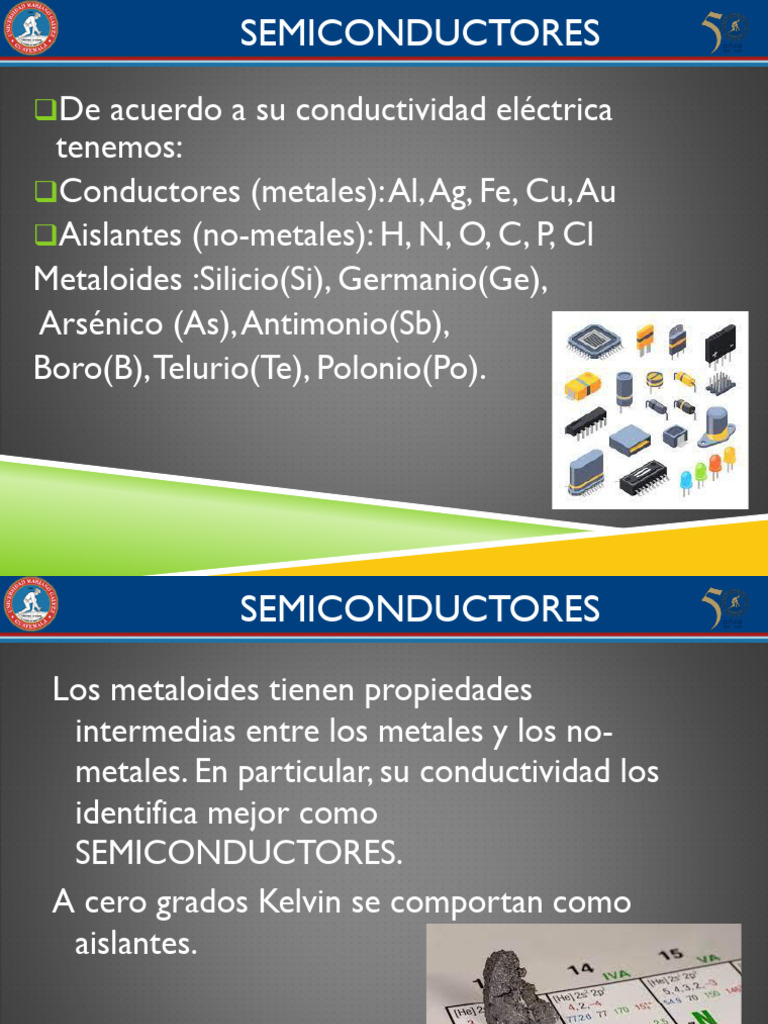Guía de Semiconductores y Dopaje | PDF | Semiconductores | Dopaje (semiconductor)