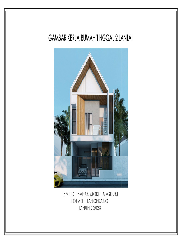 Gambar Kerja Rumah 2 Lantai | PDF