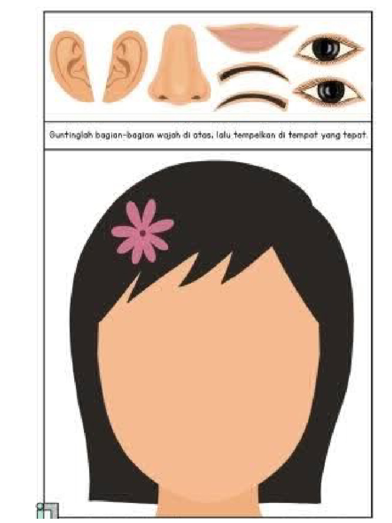 Menggunting Dan Menempel Bagian Kepala | PDF