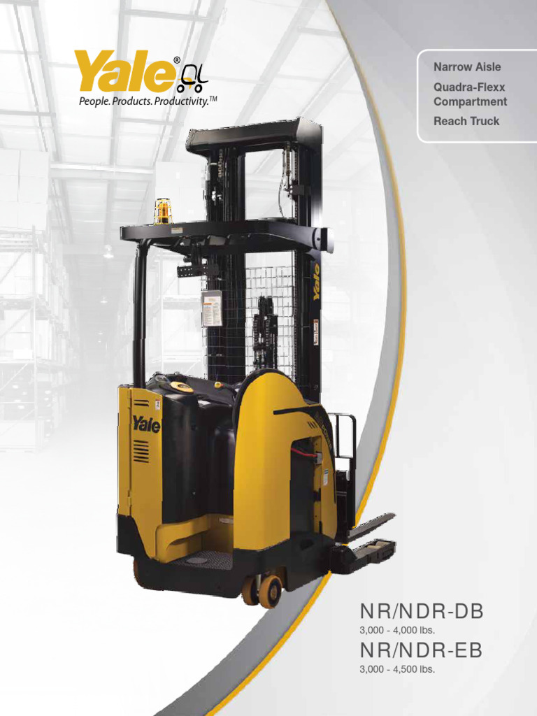 Yale Reach Truck NR-NDR-EB Brochure | PDF | Elevator | Forklift