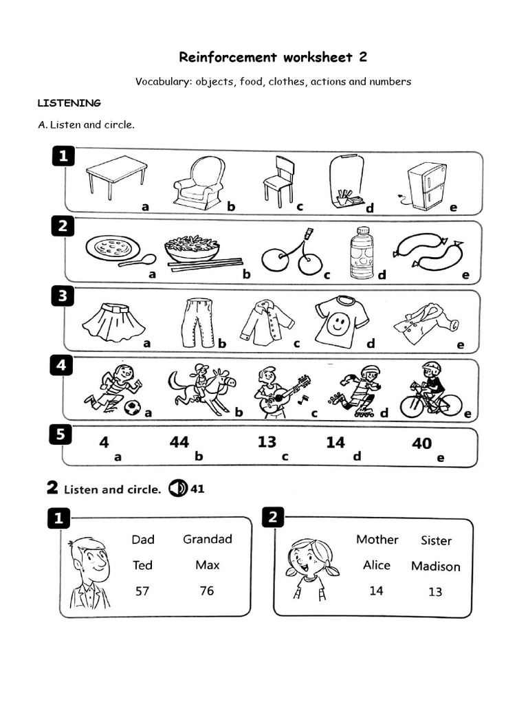 Reinforcement Worksheet 2-K3 | PDF | Self-Improvement | Wellness