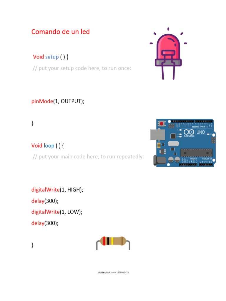 LED Control Code Example | PDF