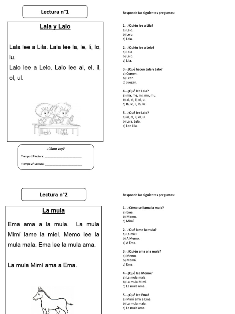 Comprensión Lectora 1 Básico N 1 Pdf Oveja Esquimal