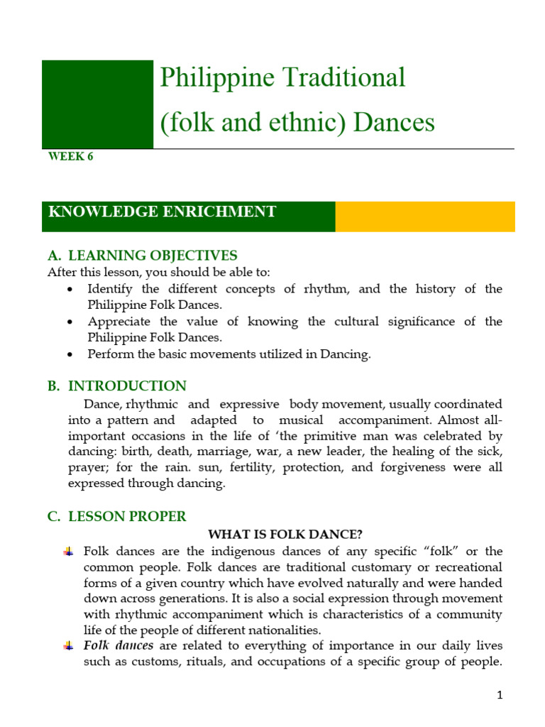 New Pe Module | PDF | Choreography | Dances