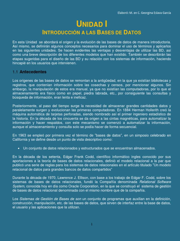 BD - Tema 1 - Mac | PDF | Bases de datos | Software