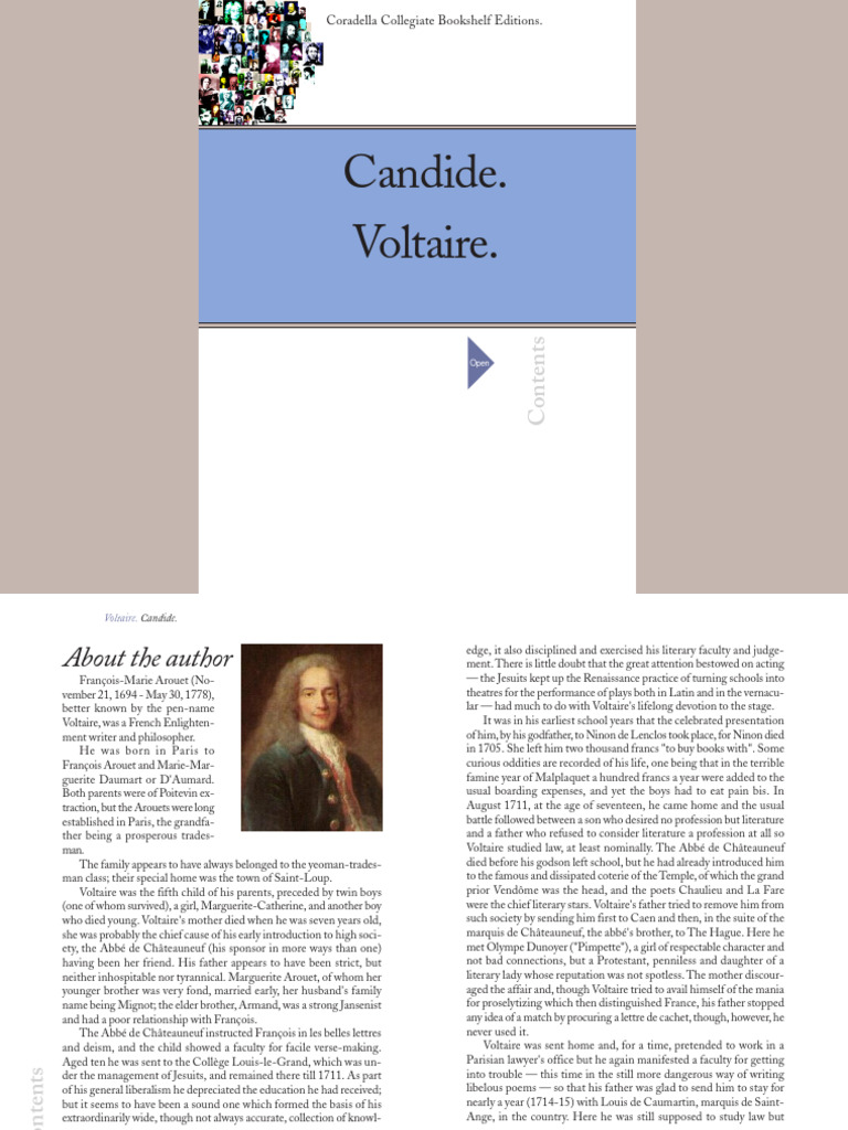 015 Candide Voltaire | PDF | Candide | Voltaire