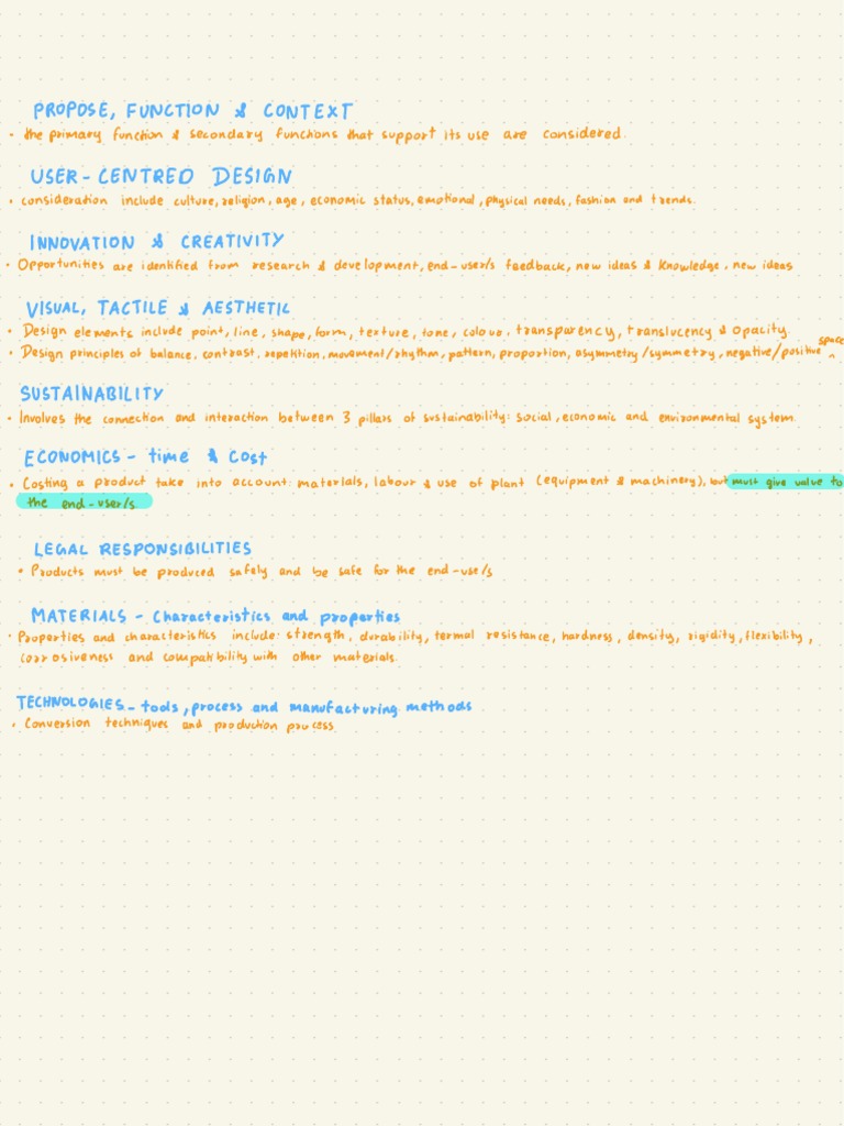 Product Design Considerations Pdf Design